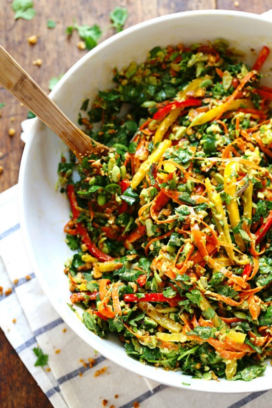 Thai Salad with Sesame Garlic Dressing - BonBon Break